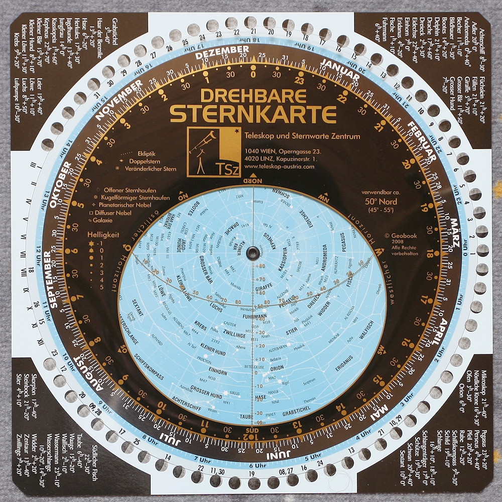 Drehbare Sternkarten